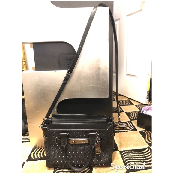 Coach | Bags | Coach Swagger 27 In Pebble Leather W Ombr Rivet | Poshmark